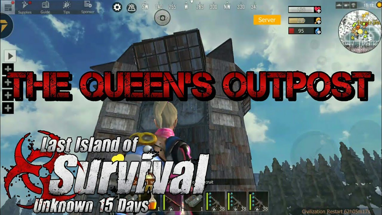 The Queen's Outpost - Squad base Design | Last Island Of Survival - YouTube