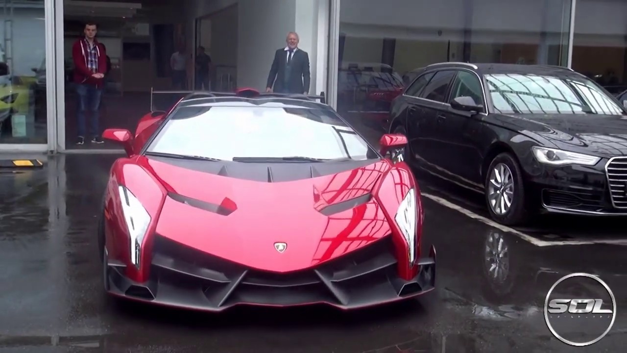 SPACESHIP SUPERCAR! Lamborghini Veneno Roadster Price: $3.6 millions ...