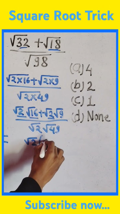Square root Trick #shorts#squre_roots#maths#ytshorts#maths #shorts ...