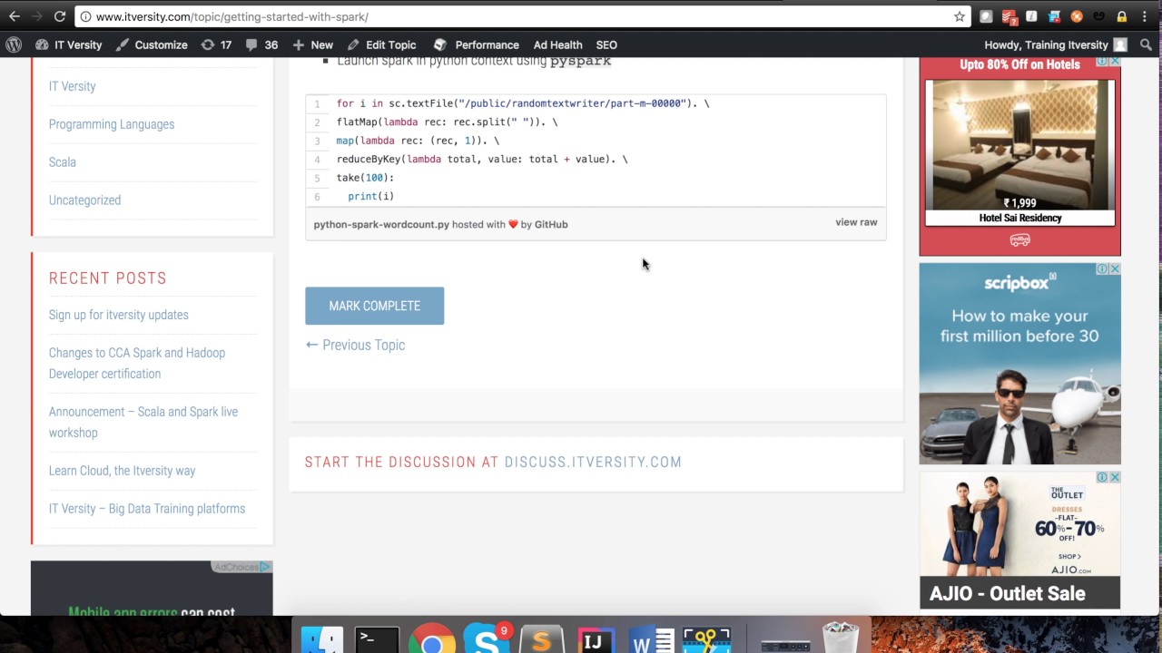 Getting started with Spark - YouTube