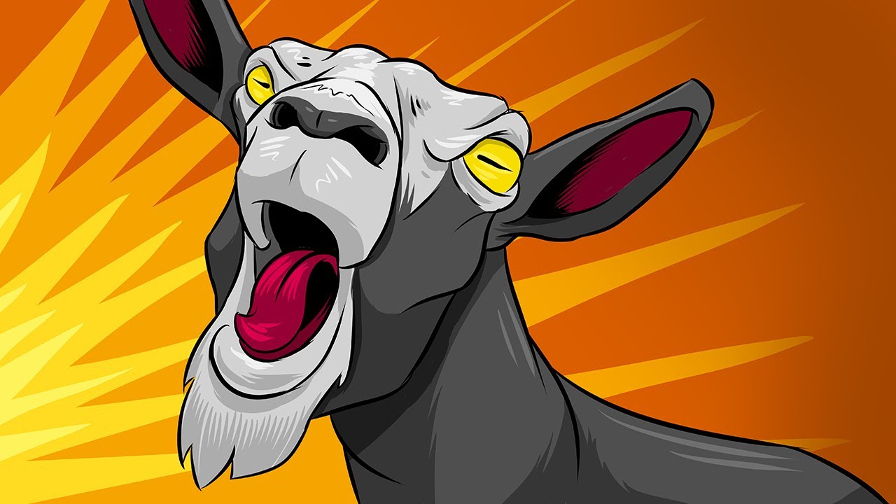 GOAT TERRORIST (Goat Simulator with Catabot) - YouTube