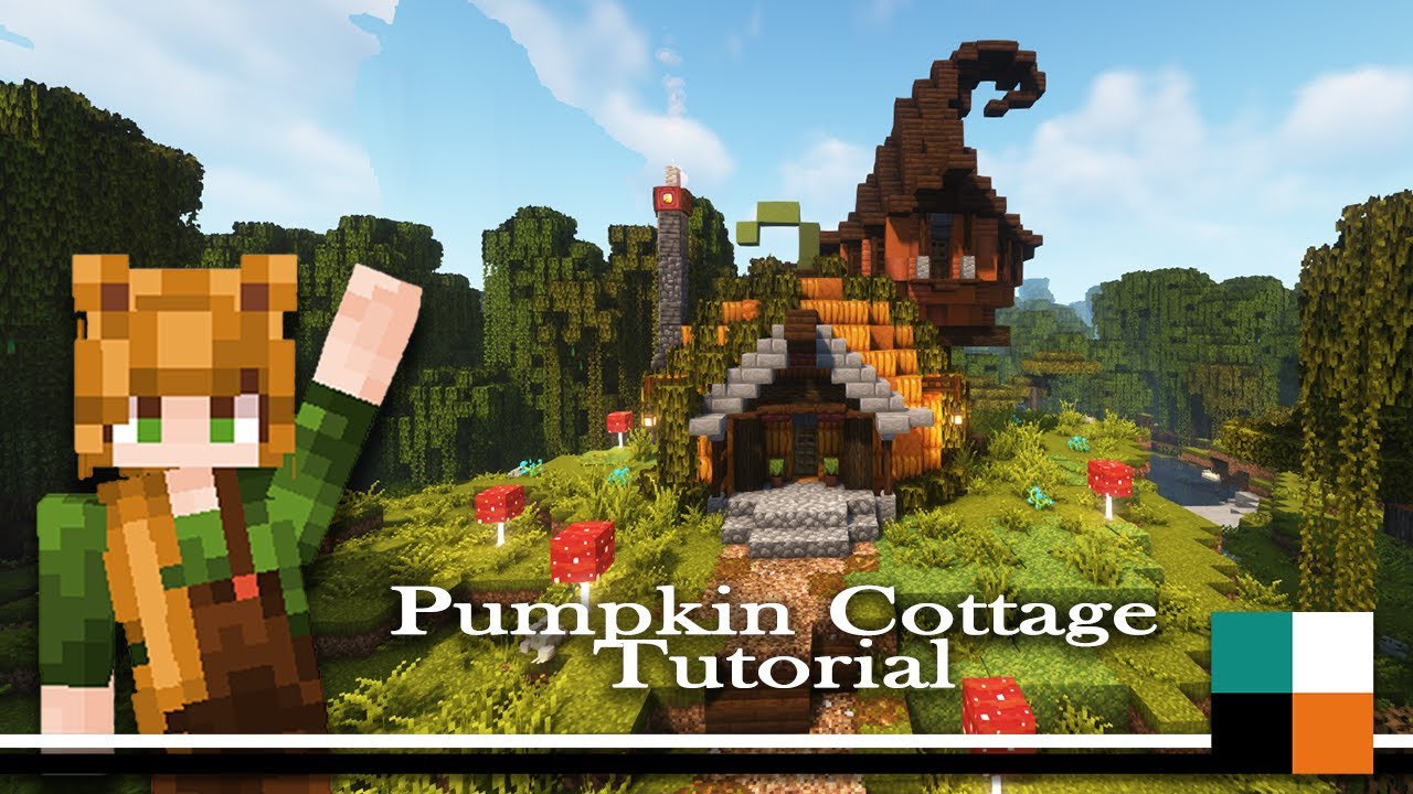 Pumpkin Cottage - Build Tutorial - YouTube
