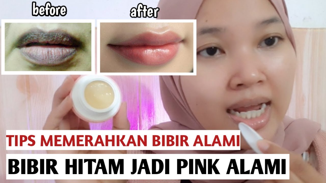 BIBIR HITAM JADI PINK ALAMI HANYA DENGAN RUTIN MENGGUNAKAN INI - YouTube