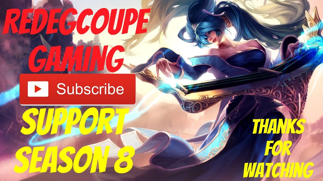 League of Legends: Pre Season 8 Support Sona New Runes Summon Aery LOL ...
