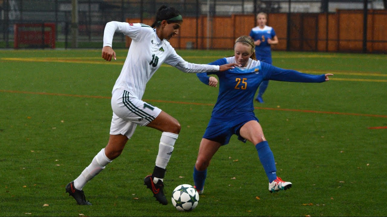 UFV Cascades Women's Soccer vs UVic Vikes, Canada West Playoffs - YouTube