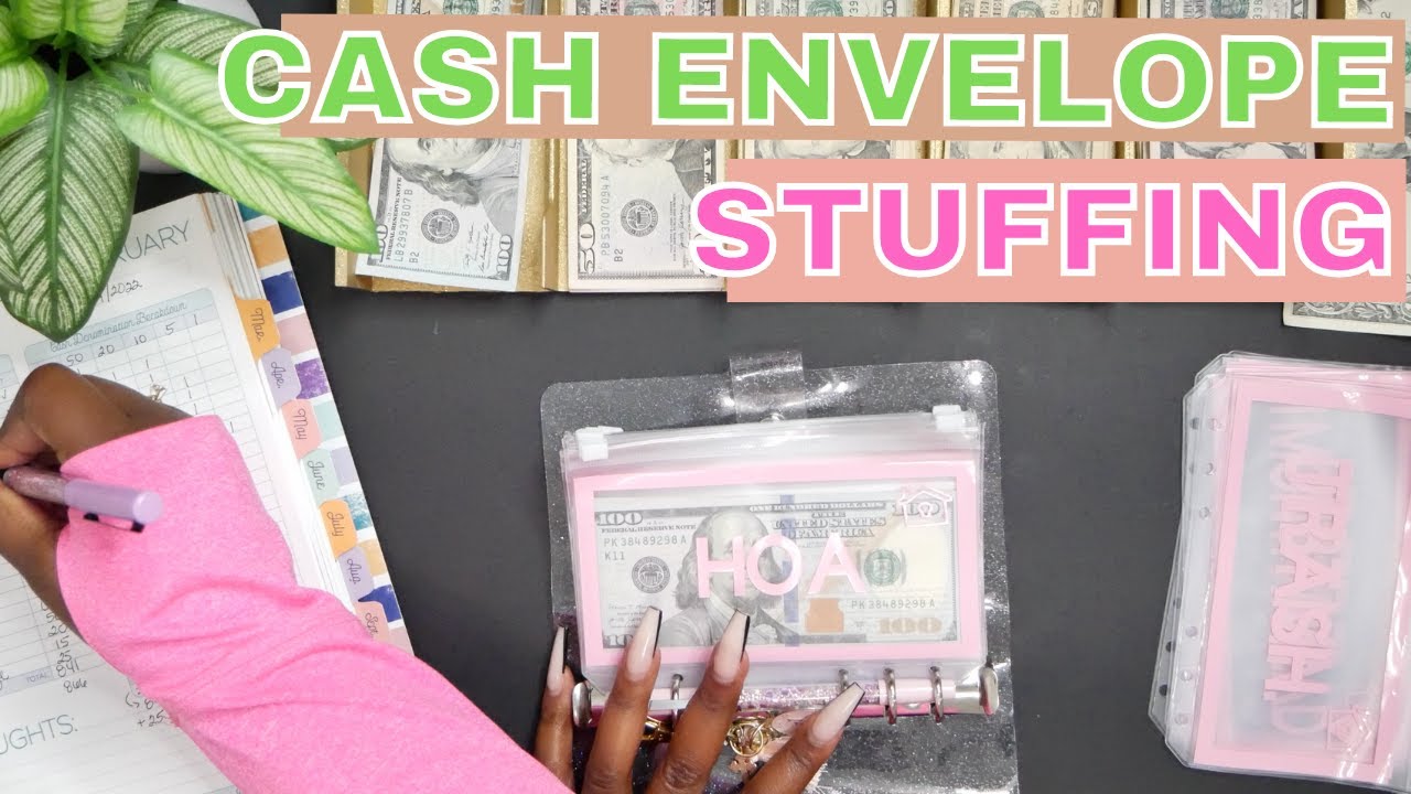 CASH ENVELOPE & SINKING FUNDS STUFFING 💌 HOMEWORK UPDATE 💌 FEBRUARY ...