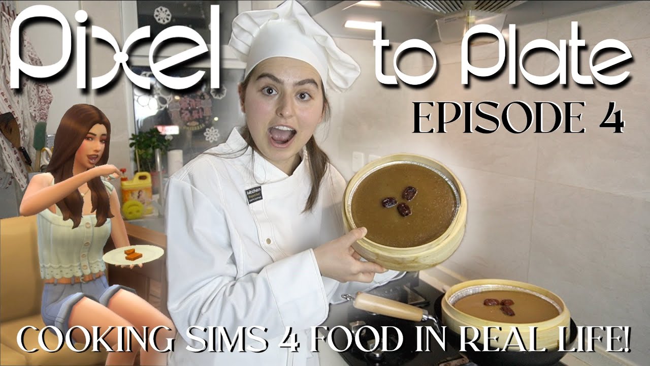 cooking Nian Gao for the first time! / Pixel to Plate: Cooking Sims 4 ...