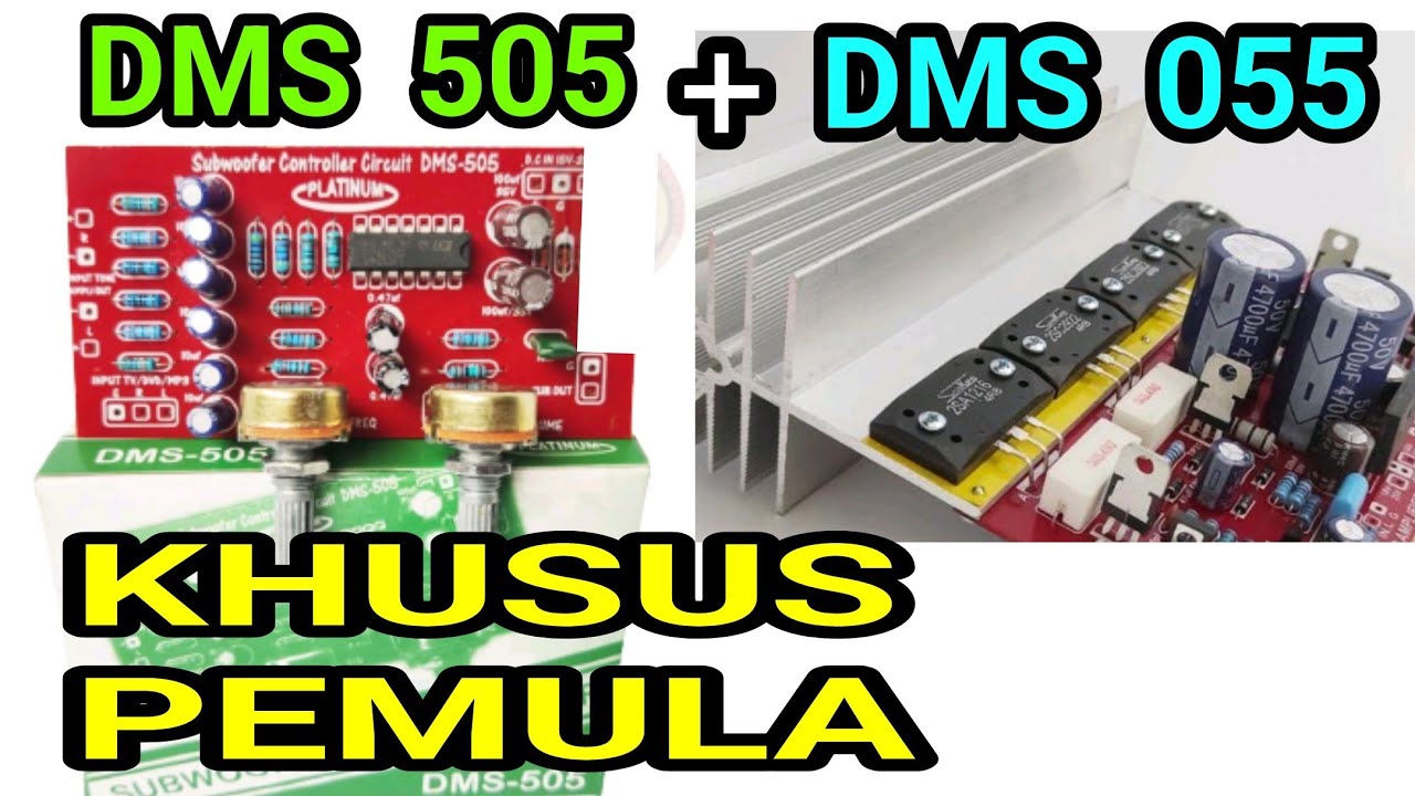 Subwoofer DMS 505 plus DMS 055 - YouTube