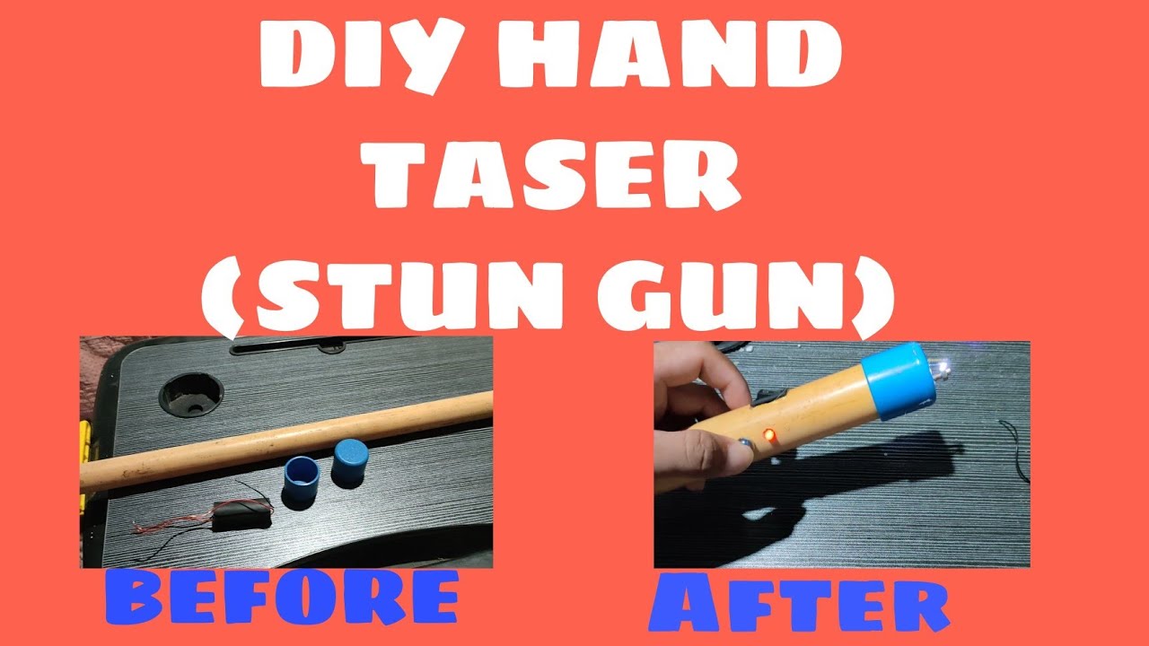 Home made taser (DIY hand held Taser) - YouTube
