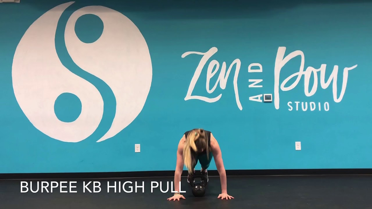 Burpee KB High Pull - YouTube