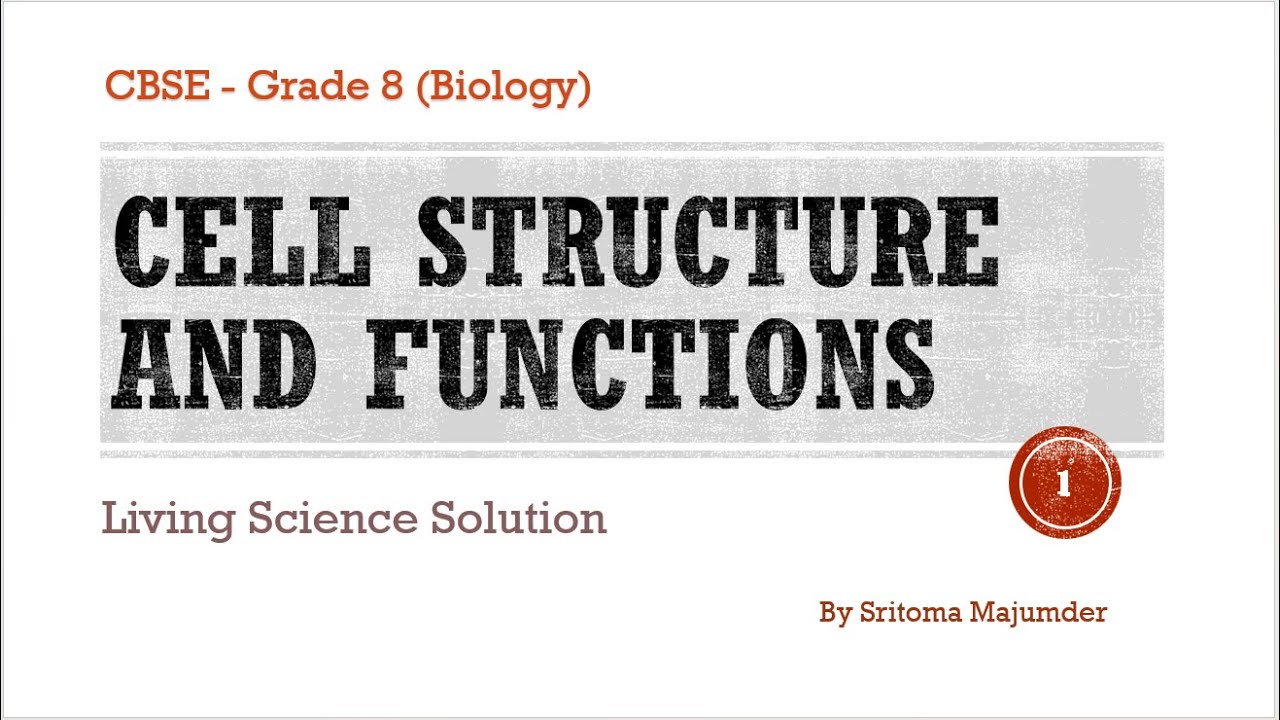CBSE - Grade 8 - Biology - Cell - Structure and Functions - Living ...