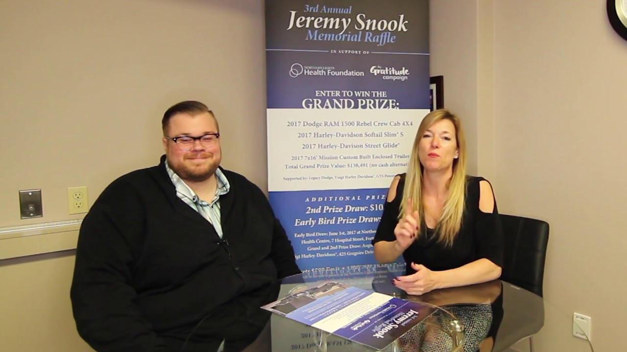 Get your tickets now for the 3rd Annual Jeremy Snook Memorial Raffle ...
