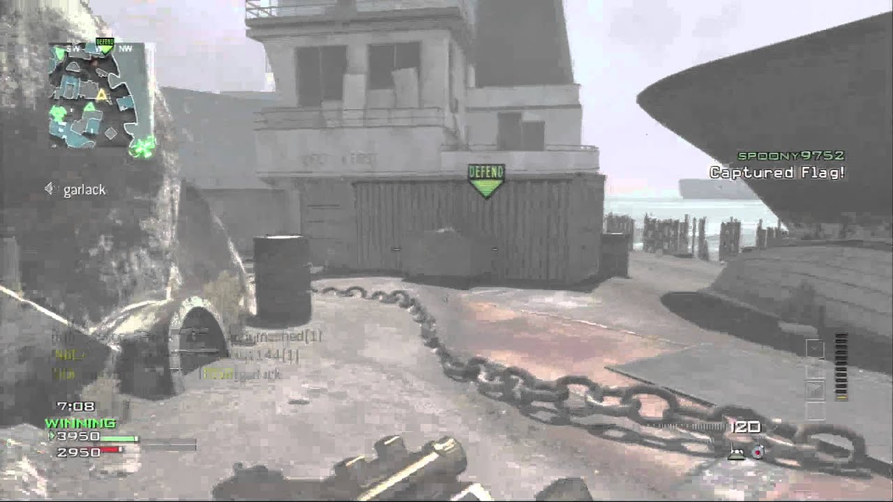 MW3 Team Defender gameplay Decommission NEW MAP - YouTube