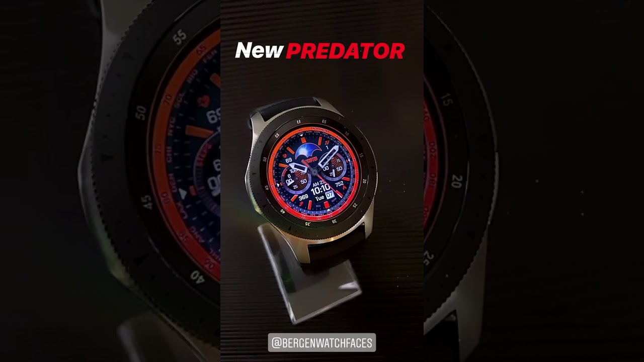 New PREDATOR watch face - YouTube