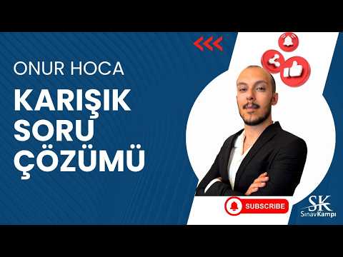 YDS KARIŞIK SORU ÇÖZÜMÜ | ONUR HOCA