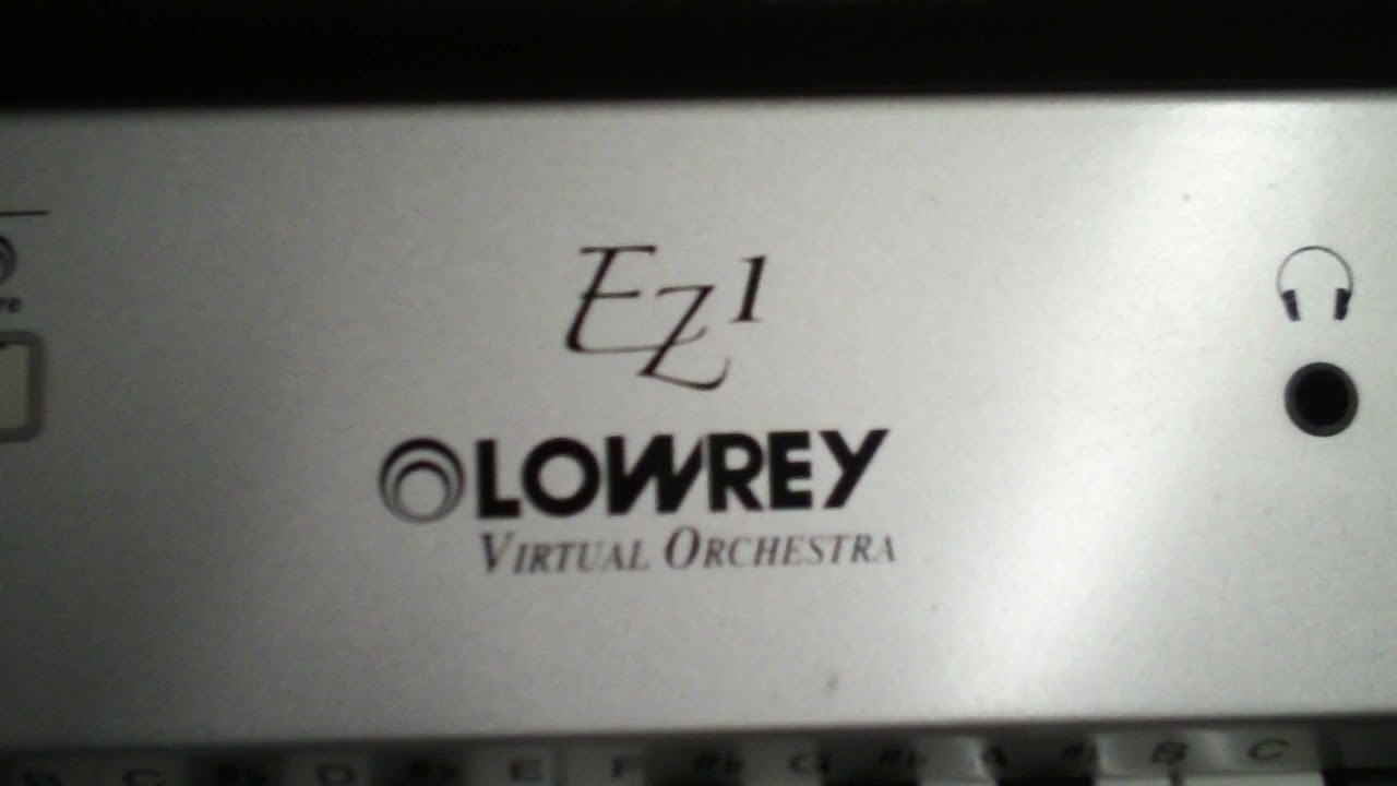 Lowrey EZ-1 Portable Organ - YouTube
