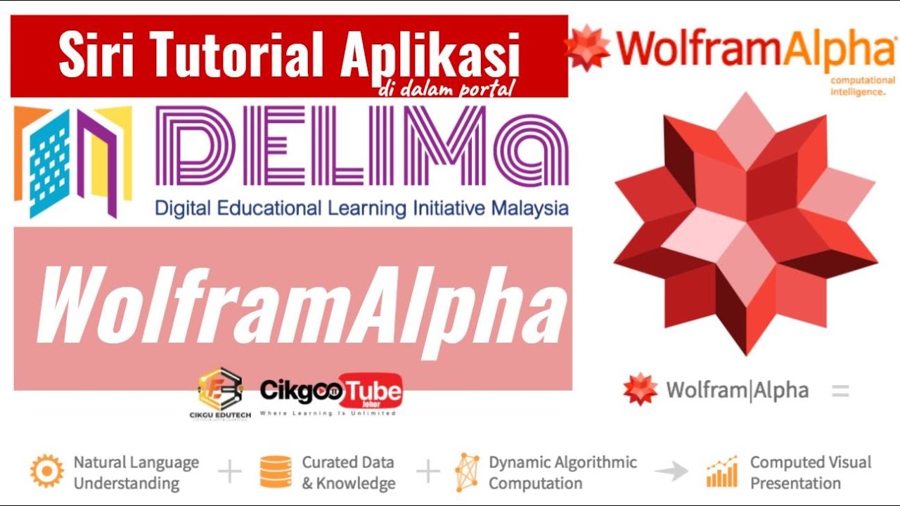 WolframAlpha - Tutorial Aplikasi di dalam Portal DELIMa, WolframAlpha - YouTube