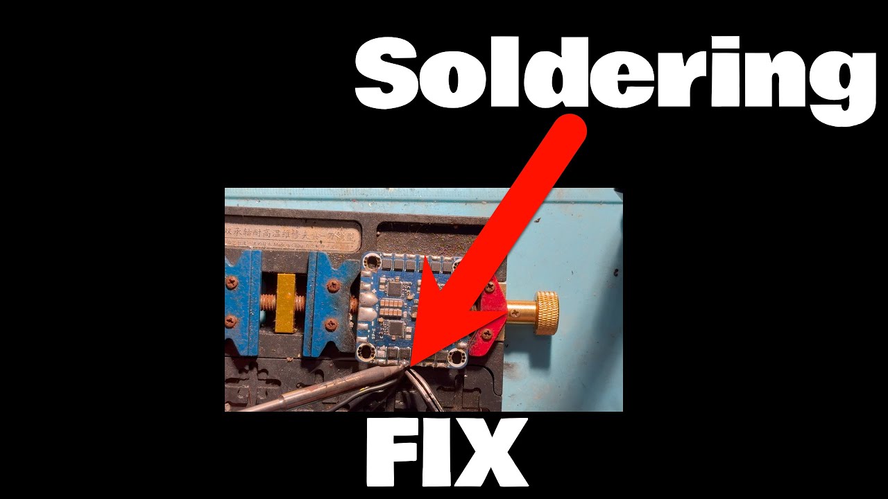 How to Solder Drone Parts | Soldering Tutorial for Beginners - YouTube