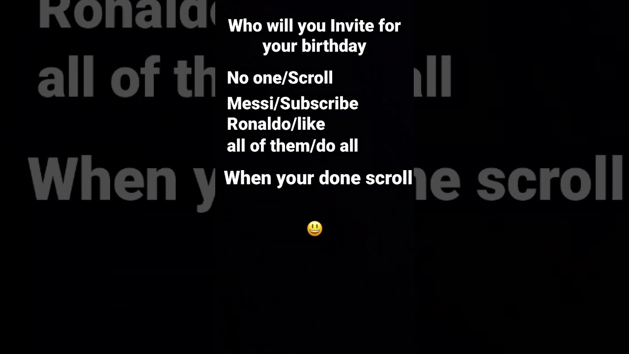 Who Will You Invite To Your Birthday YouTube Who Will You Invite To Your Birthday YouTube