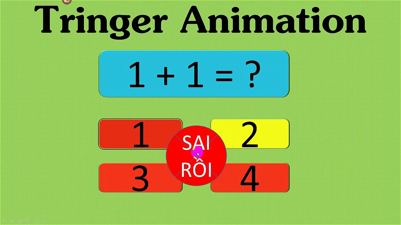 HƯỚNG DẪN KỸ THUẬT TRINGER ANIMATION TẠO MINI GAME TRONG POWERPOINT ...
