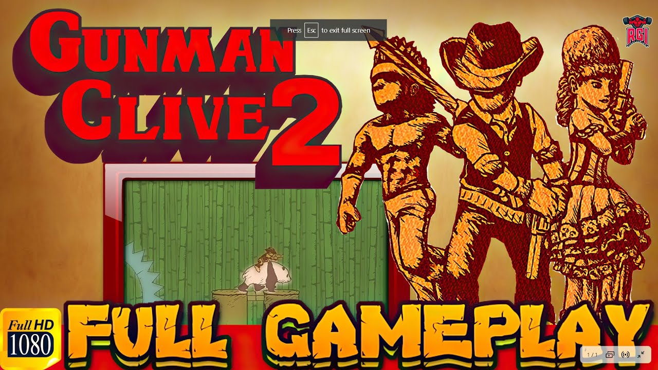 Gunman Clive 2 (PC) Full Gameplay in 1080p / 60fps #RETRO GAMING INDIAN ...