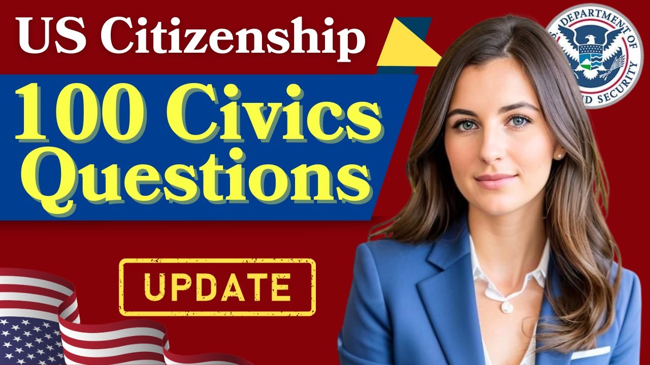 NEW! 100 Civics Test Questions and Answers for US Citizenship Interview ...