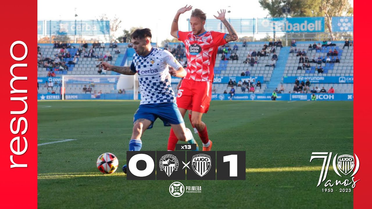 Resumo | CE Sabadell 0-1 CD Lugo | Gr. 1 Xornada 13 #PrimeraFederación ...