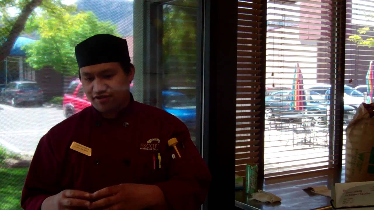 Christopher Romine Culinary Arts March 2012 - YouTube