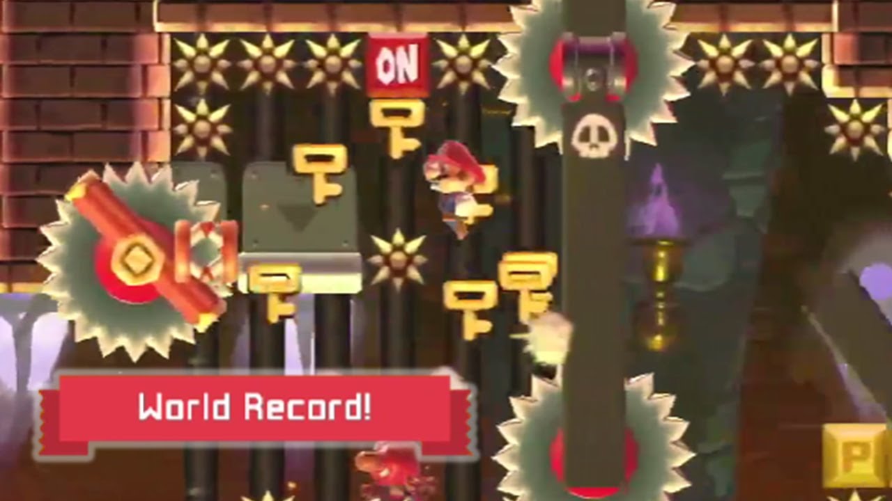 [SMM2] Keymaster Disaster by Aurateur (+WR) - YouTube