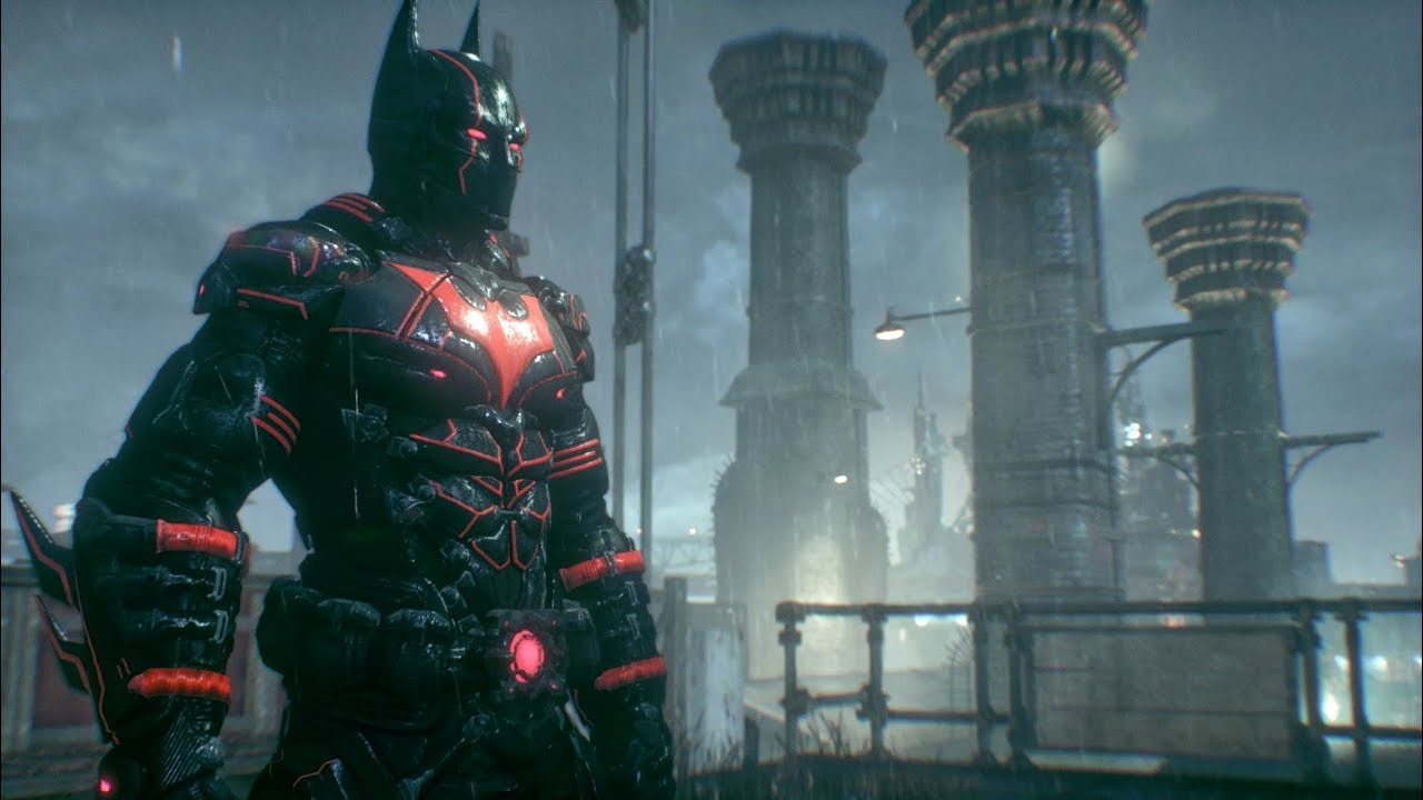 Batman Extreme Beyond Suit Up Scene in Arkham Knight - YouTube