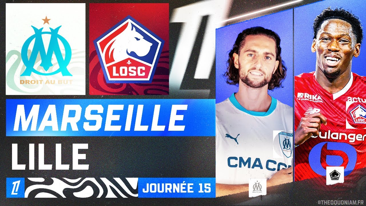 🔴 MARSEILLE - LILLE LIVE | 🔥Les Dogues en mode Champions League (om vs ...