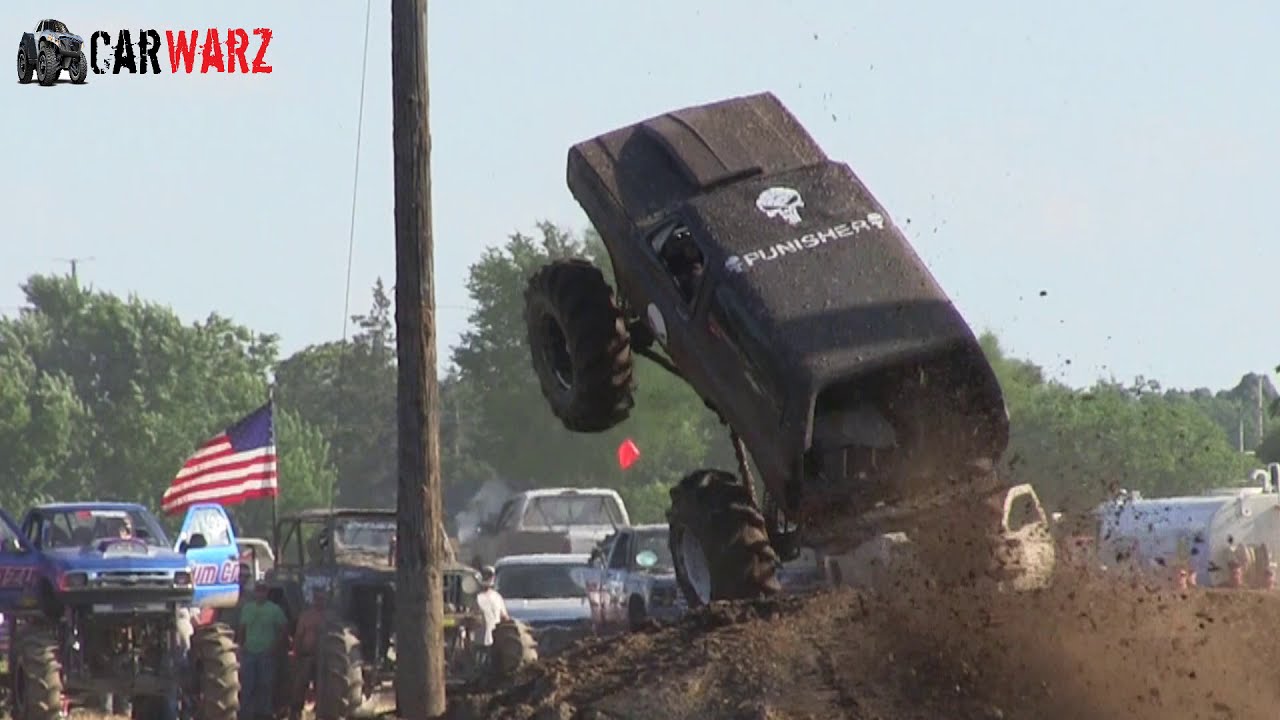 PUNISHER MEGA TRUCK COMPLETE RUN AT MICHIGAN MUDFEST - YouTube