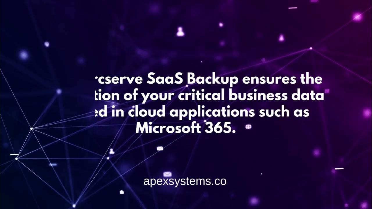 How our arcserve saas backup is helpful to your business? - YouTube