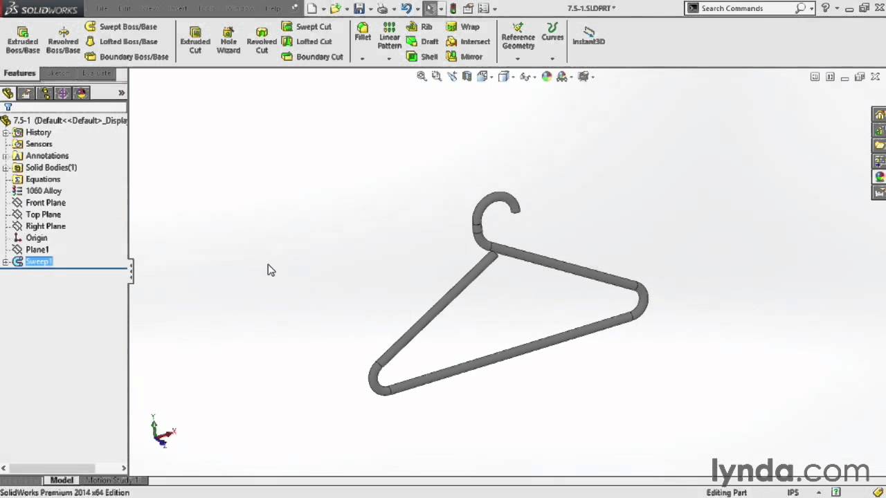 Building 3D Geometry: Sweep - YouTube