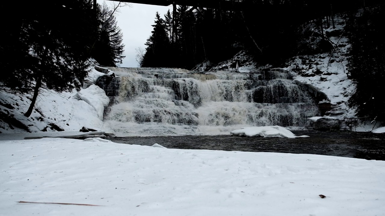 Agate Falls in Upper Michigan, near Bruce Crossing - YouTube