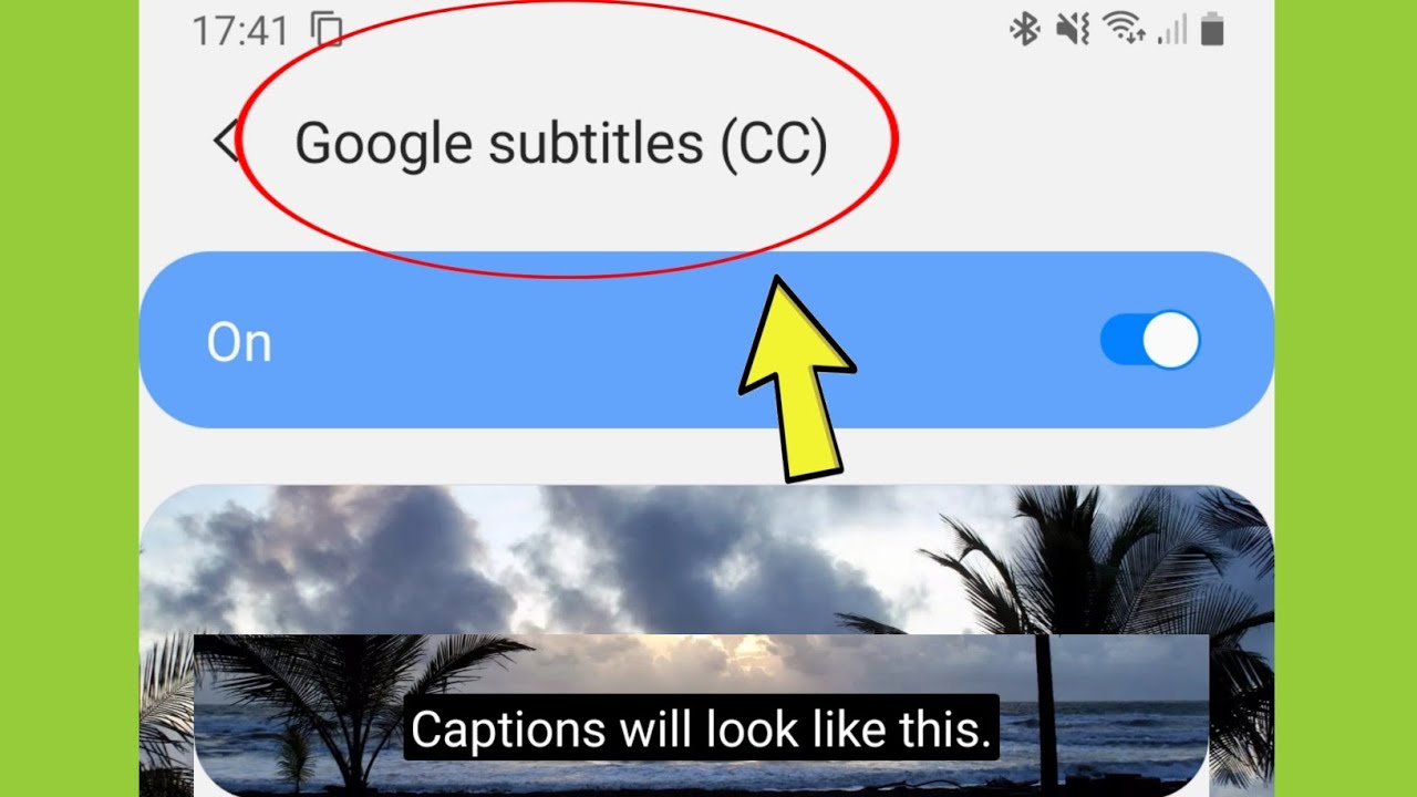 Google Subtitle Settings | Language & Text Size Caption Style - YouTube