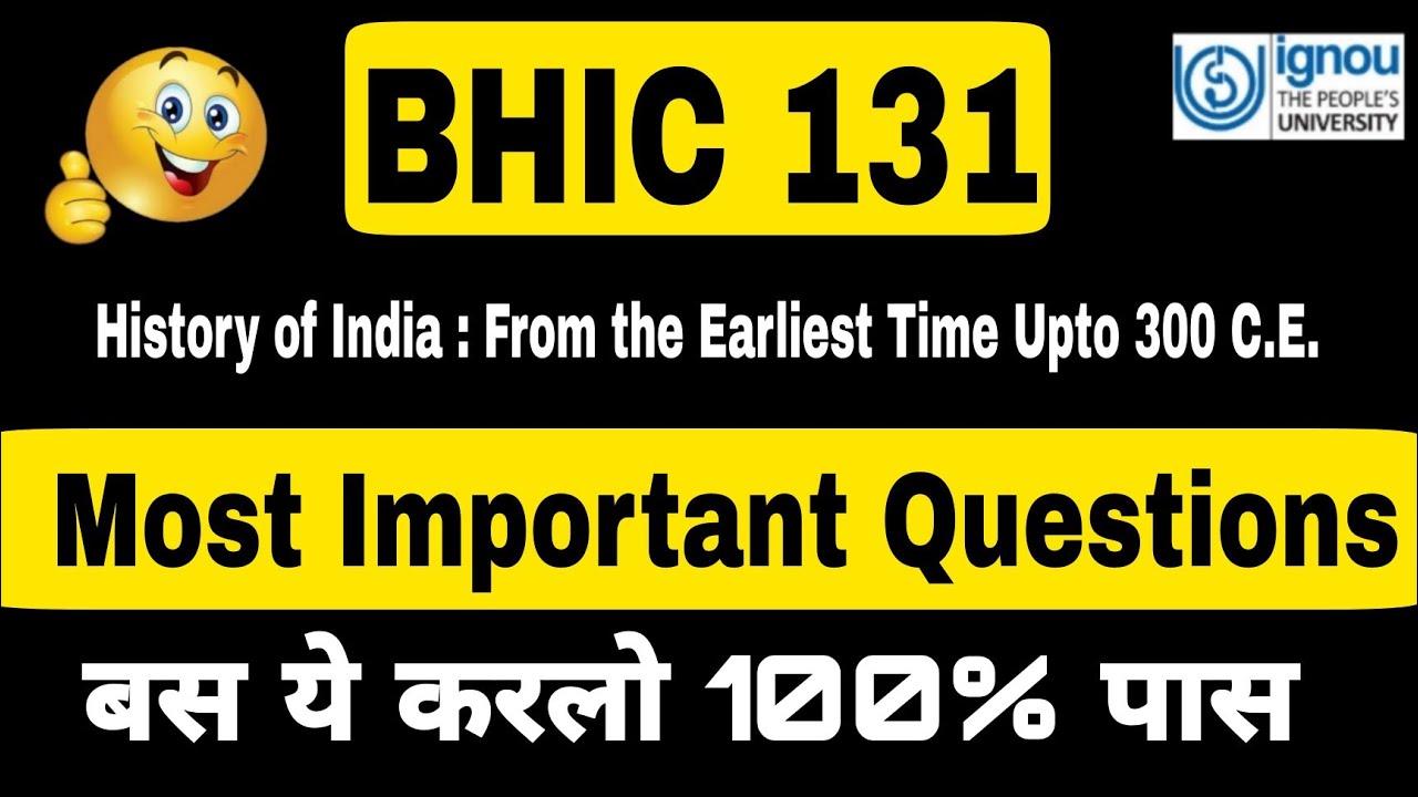 BHIC 131 Important Questions in English | Bhic 131 Important questions ...