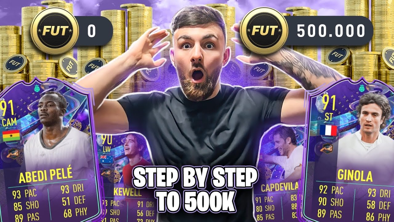 EASIEST way to go from 0 To 500K COINS in FIFA 23 (0 Coins To 500K ...