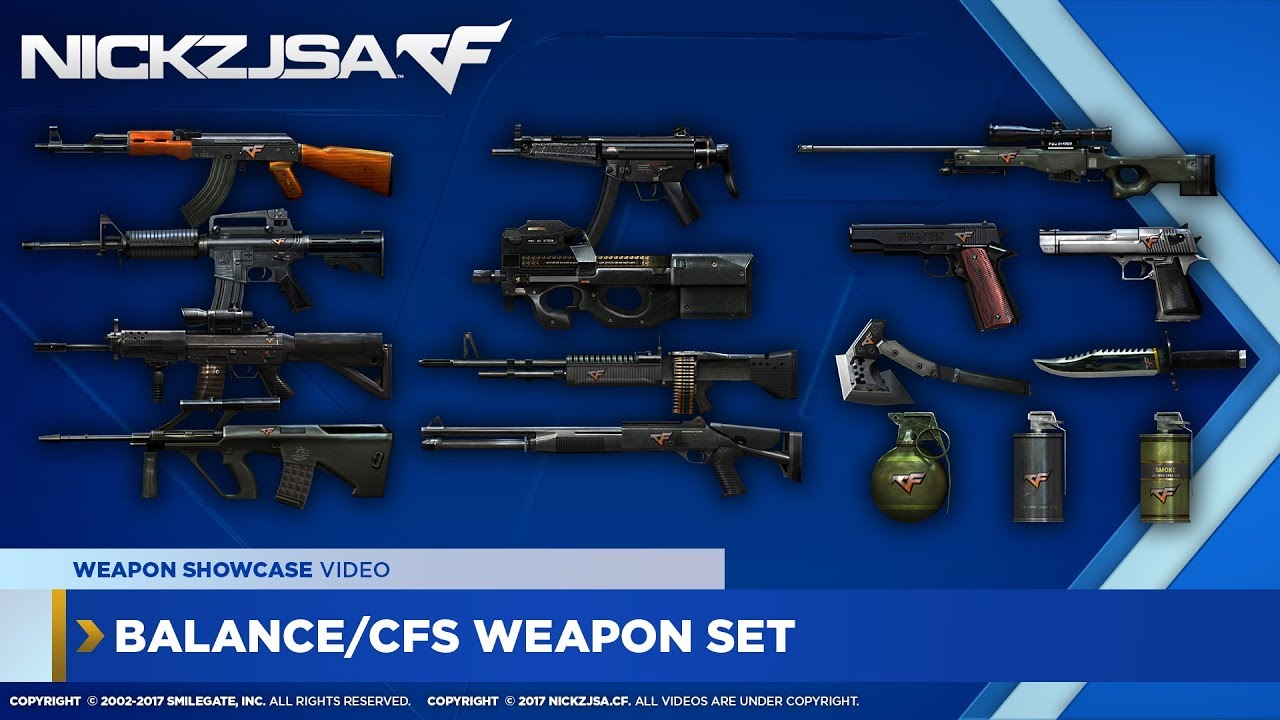 Balance Weapon Sets (Weapon Showcase) | CROSSFIRE 2.0 - YouTube