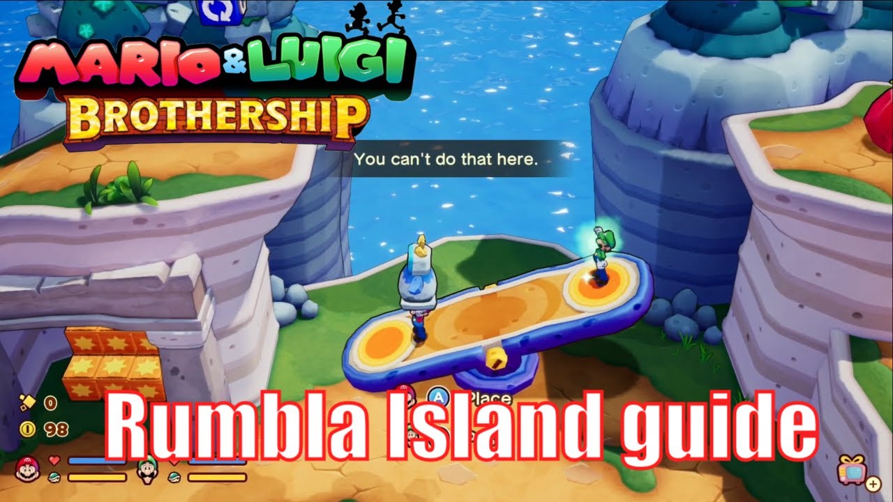 Rumbla Island Guide | Mario & Luigi: Brothership Walkthrough - YouTube