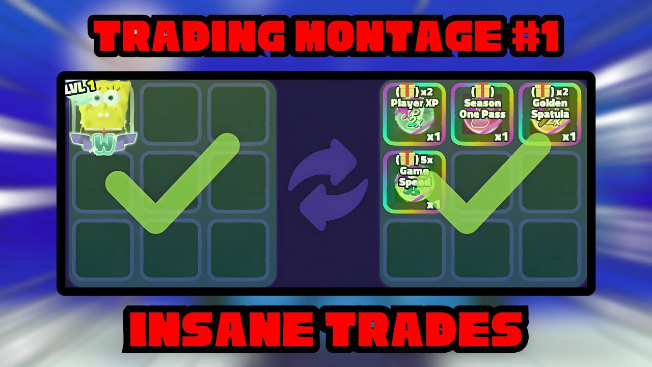I CANT STOP MAKING PROFIT! - TRADING MONTAGE #1 (Spongebob TD) - YouTube
