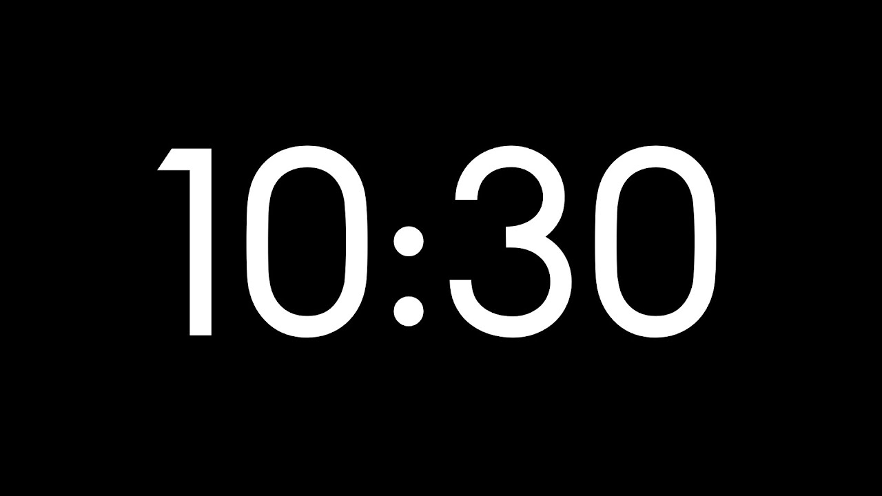 10-Minute 30-Second Countdown Timer | 10분 30초 카운트다운 타이머 | 10分30秒倒计时计时器 ...