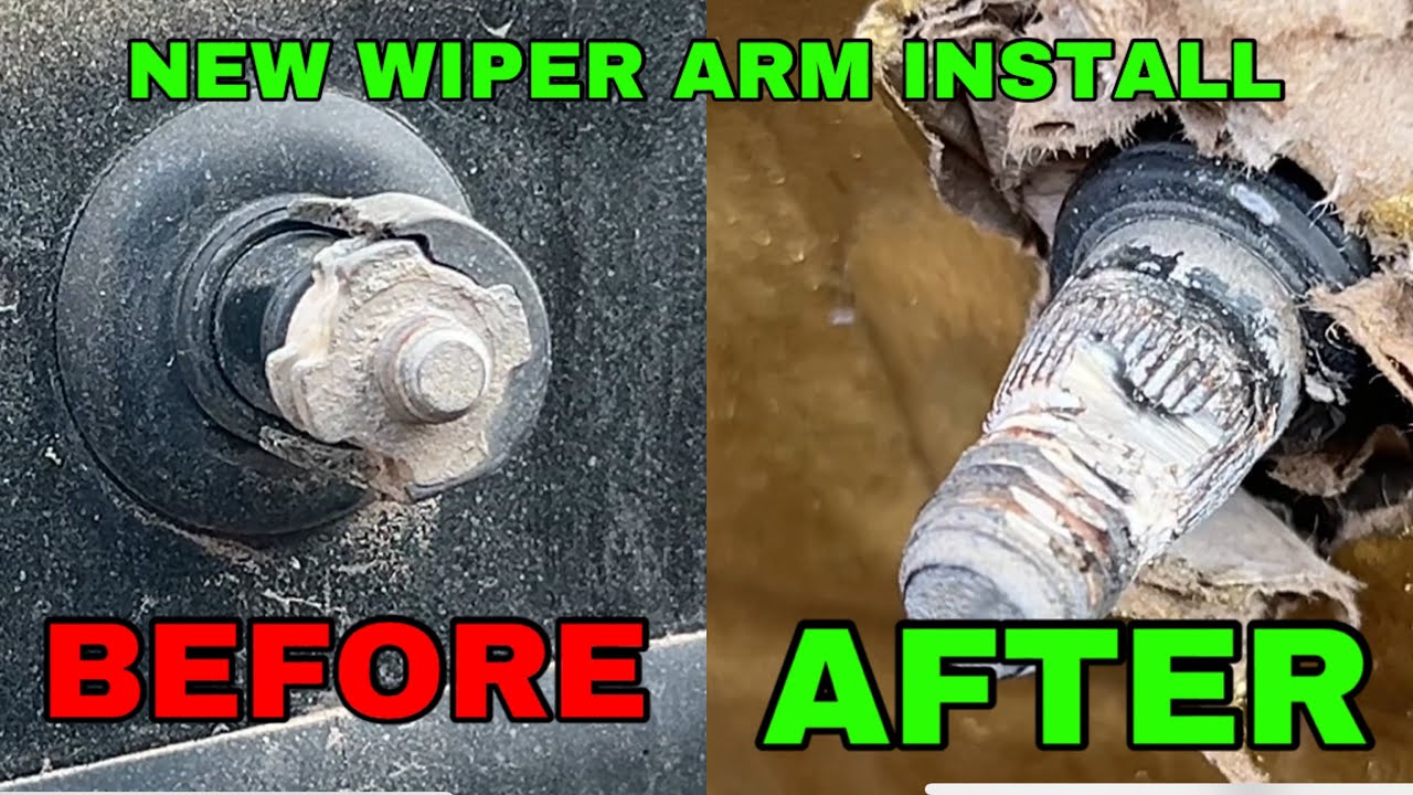How to Replace Broken Wiper ARM on ANY CAR . - YouTube