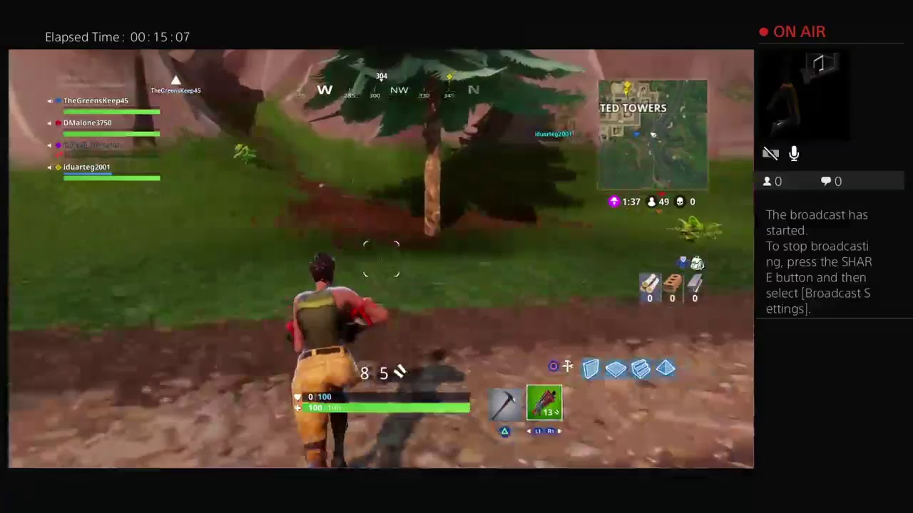 Fortnight come join add DMalone3750 - YouTube