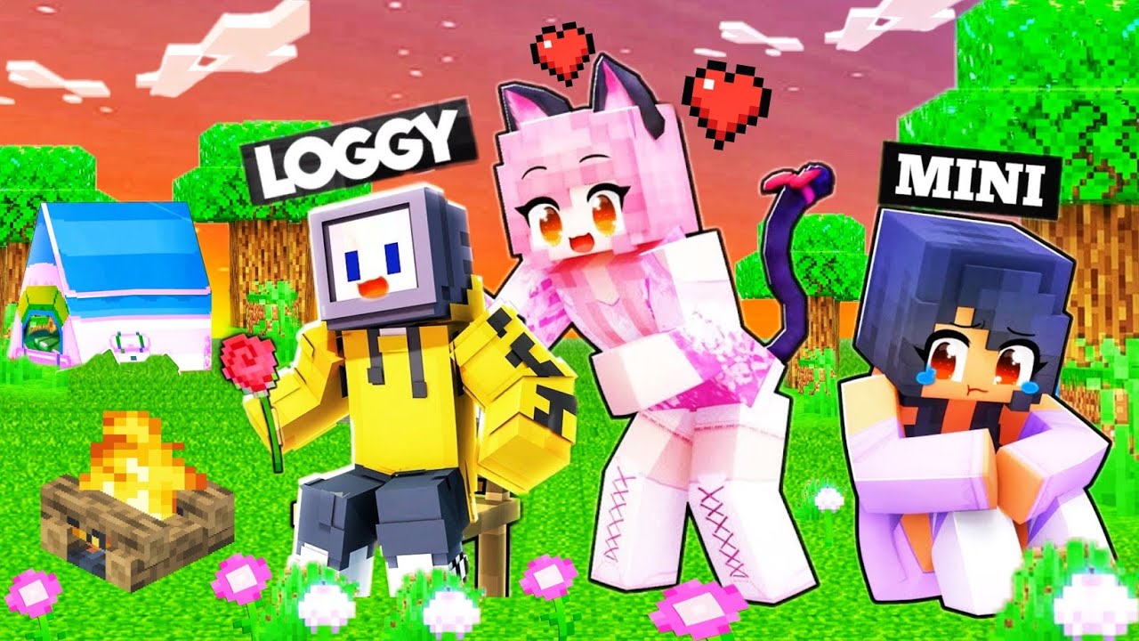 😨MY SISTER ATTRACTED TO LOGGY IN MINECRAFT | Chapati Hindustani Gamer ...