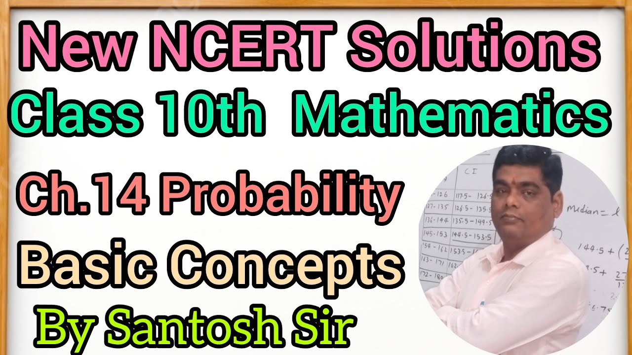 Class 10th Mathematics NCERT Solutions chapter 14th Probability basic Concepts - YouTube
