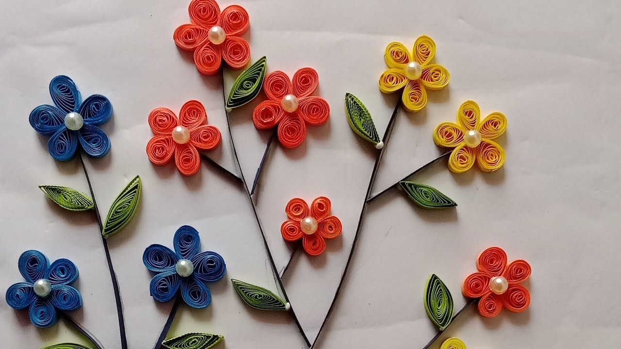 quilling paper wall hanging/quilling art/#quillingcrafts/cute crafts ...