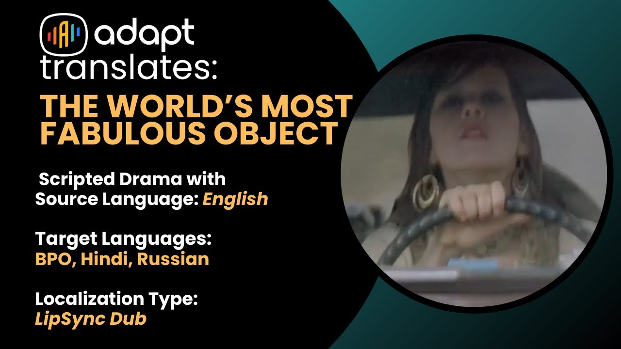 ADAPT TRANSLATES: The World’s Most Fabulous Object - YouTube