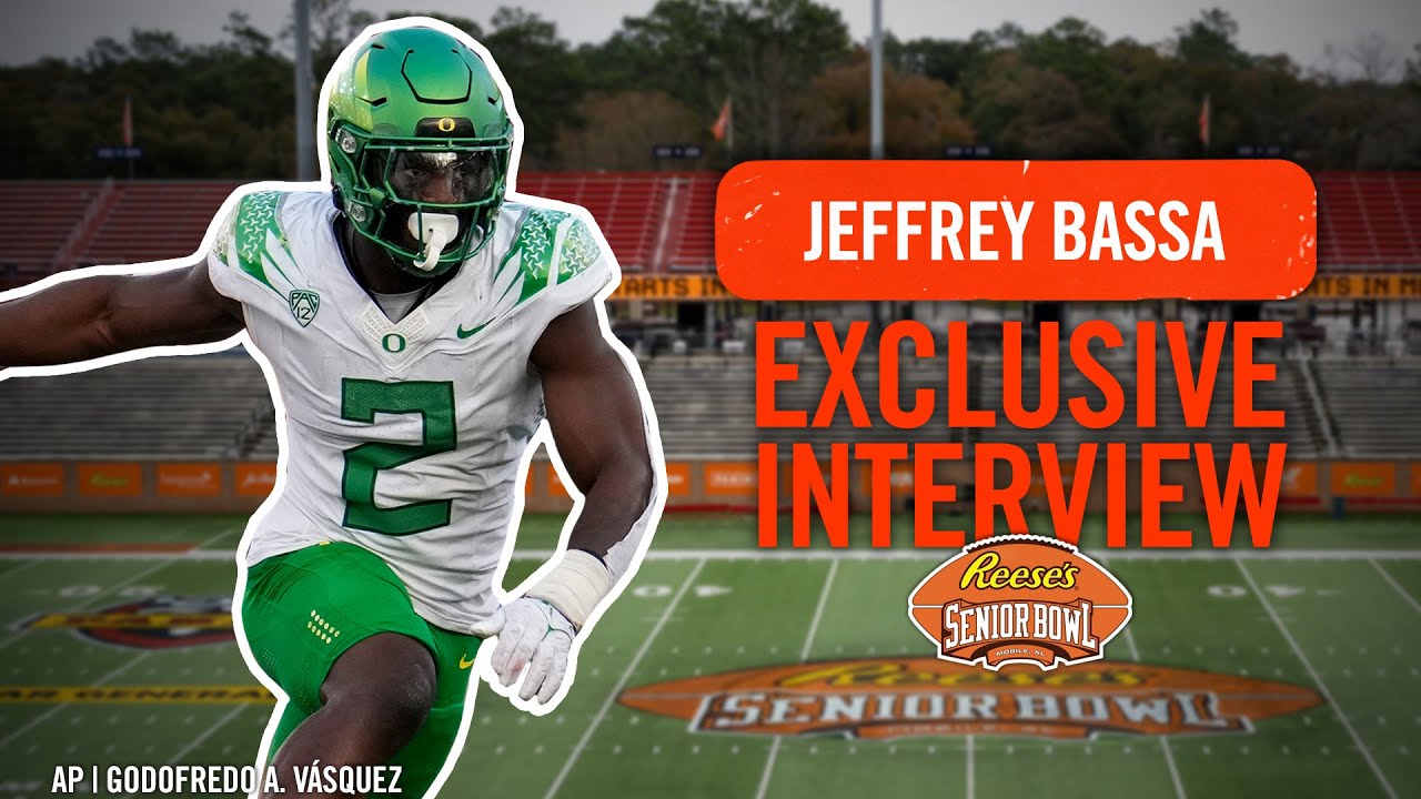 Exclusive Interview with Oregon LB Jeffrey Bassa | Reese's Senior Bowl - YouTube