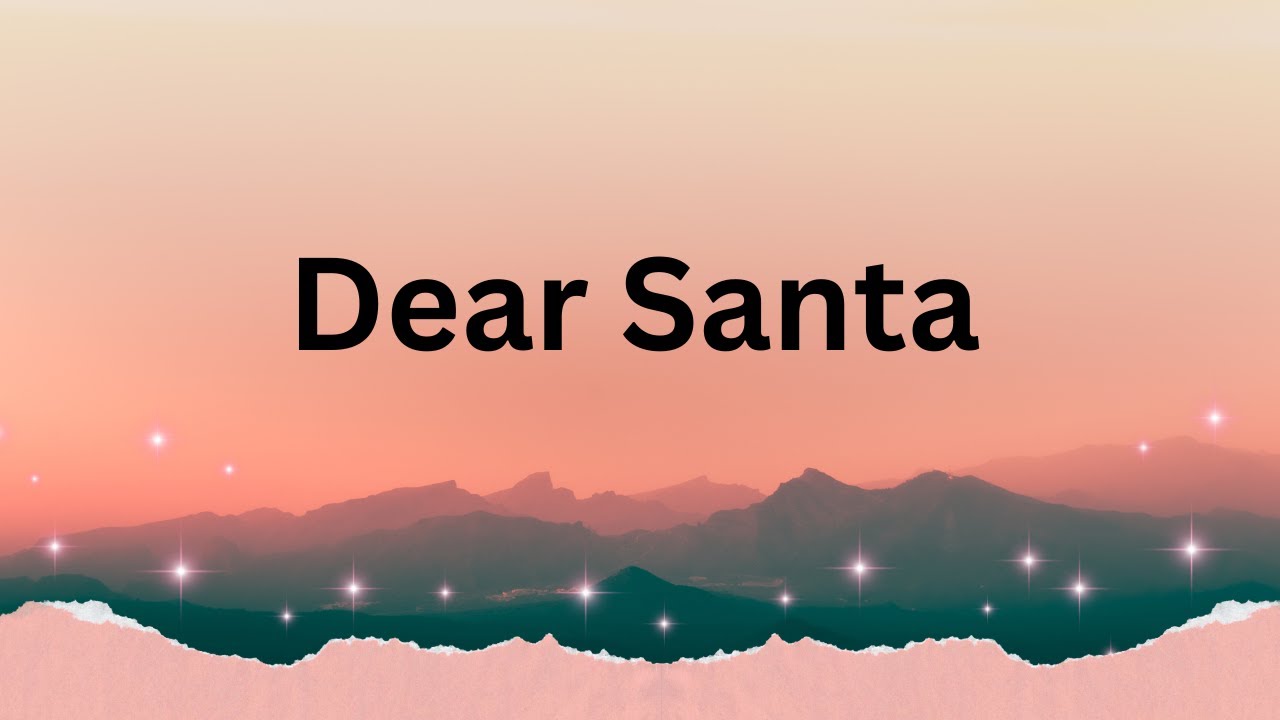 OneRepublic - Dear Santa (Lyrics) - YouTube